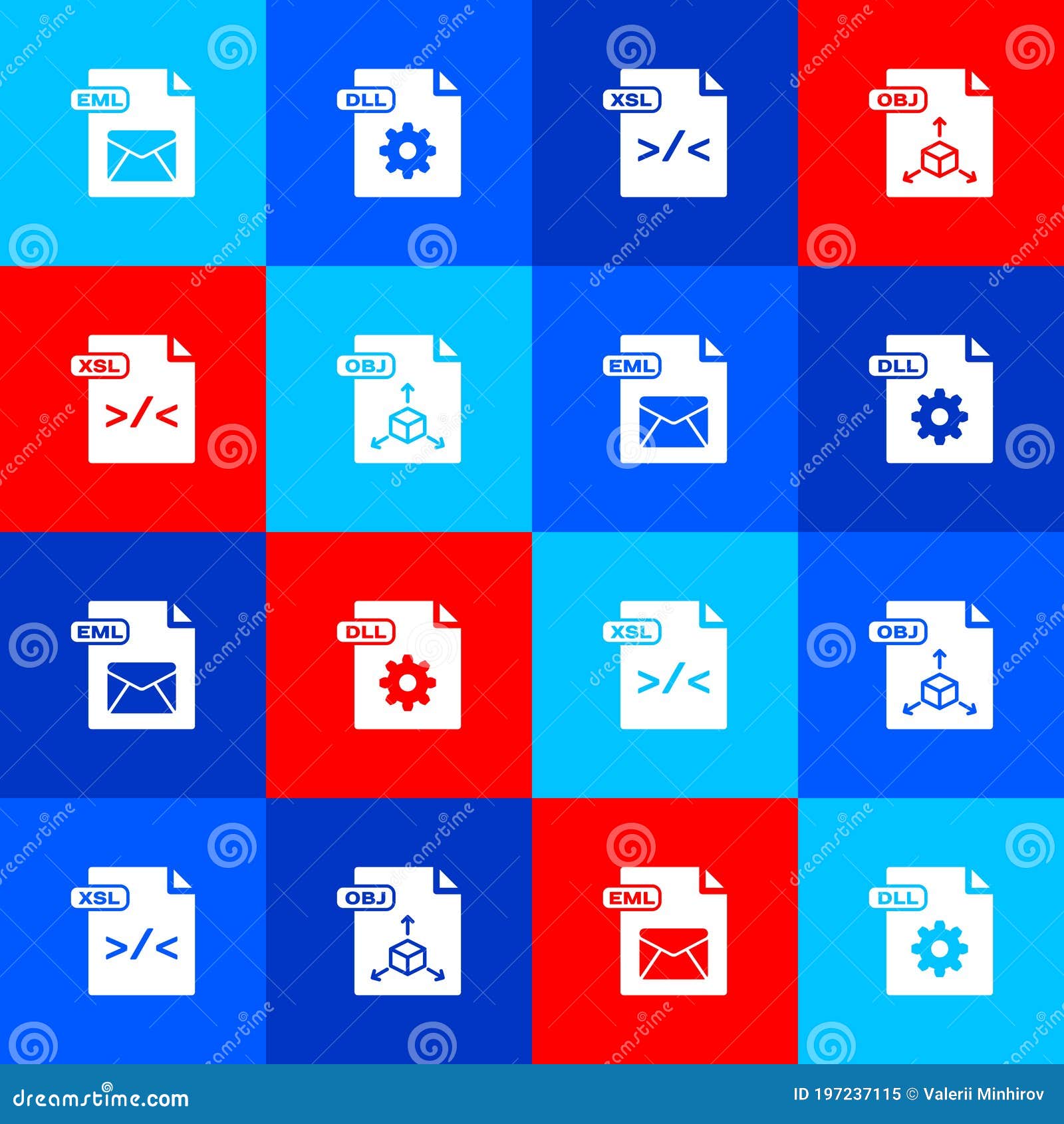 Set EML File Document, DLL, XSL and OBJ Icon. Vector Stock Vector ... Set EML File Document, DLL, XSL and OBJ Icon. Vector Stock Vector ...