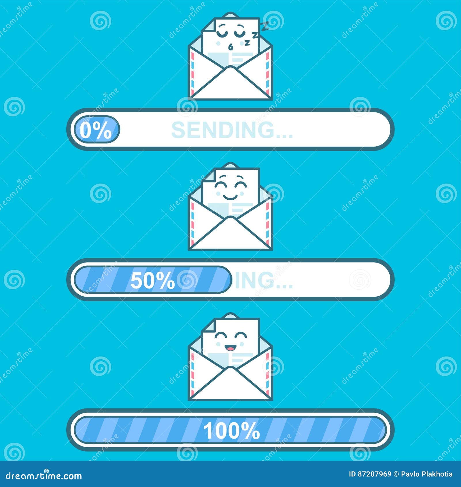 Set Of Emoji Messages In Letters Cartoon Vector | CartoonDealer.com ...