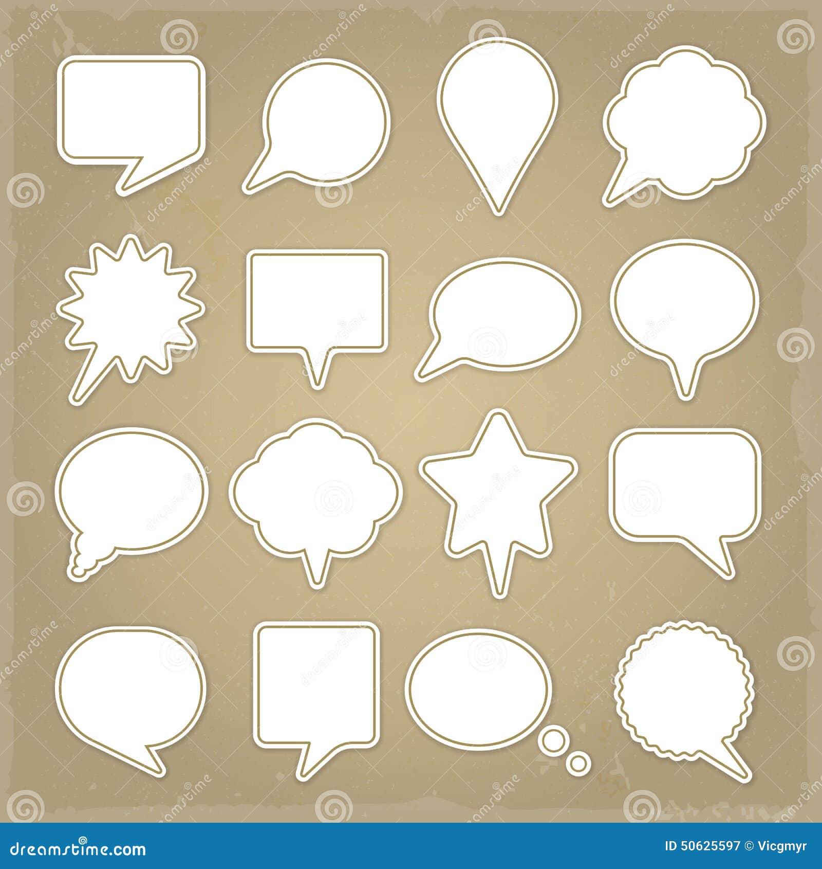 Callouts Cartoon Vector | CartoonDealer.com #12452679