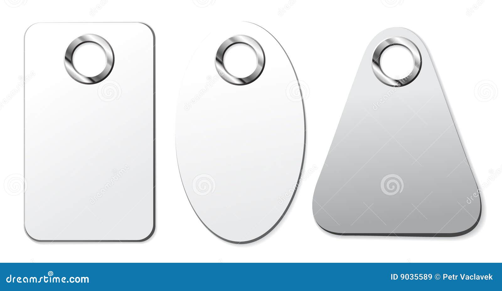 Set of empty tags stock vector. Illustration of promotion - 9035589