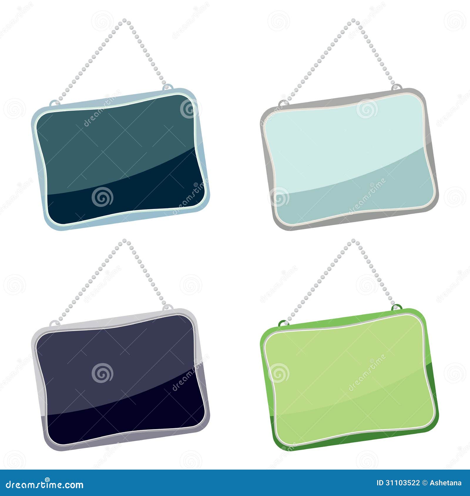 Set of empty tags stock vector. Illustration of invitation - 31103522