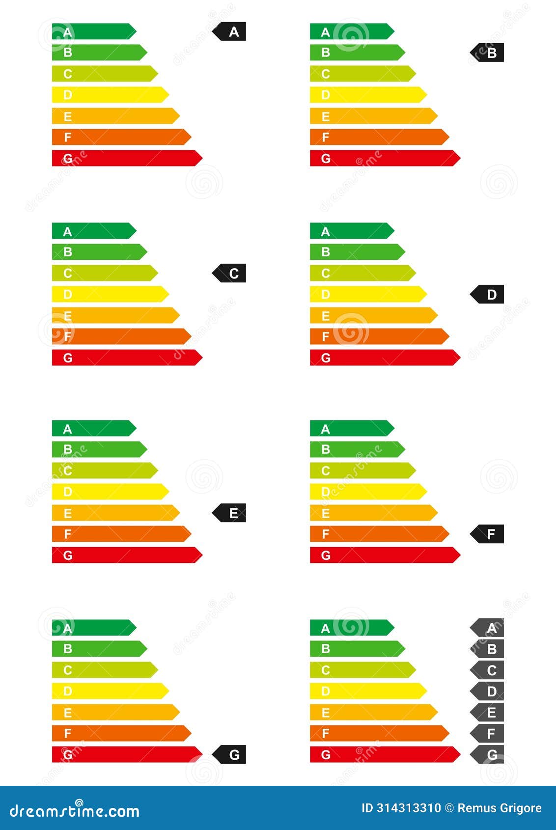 Set of Energy Efficiency Labels - Cdr Format Stock Vector ... Set of Energy Efficiency Labels - Cdr Format Stock Vector ...