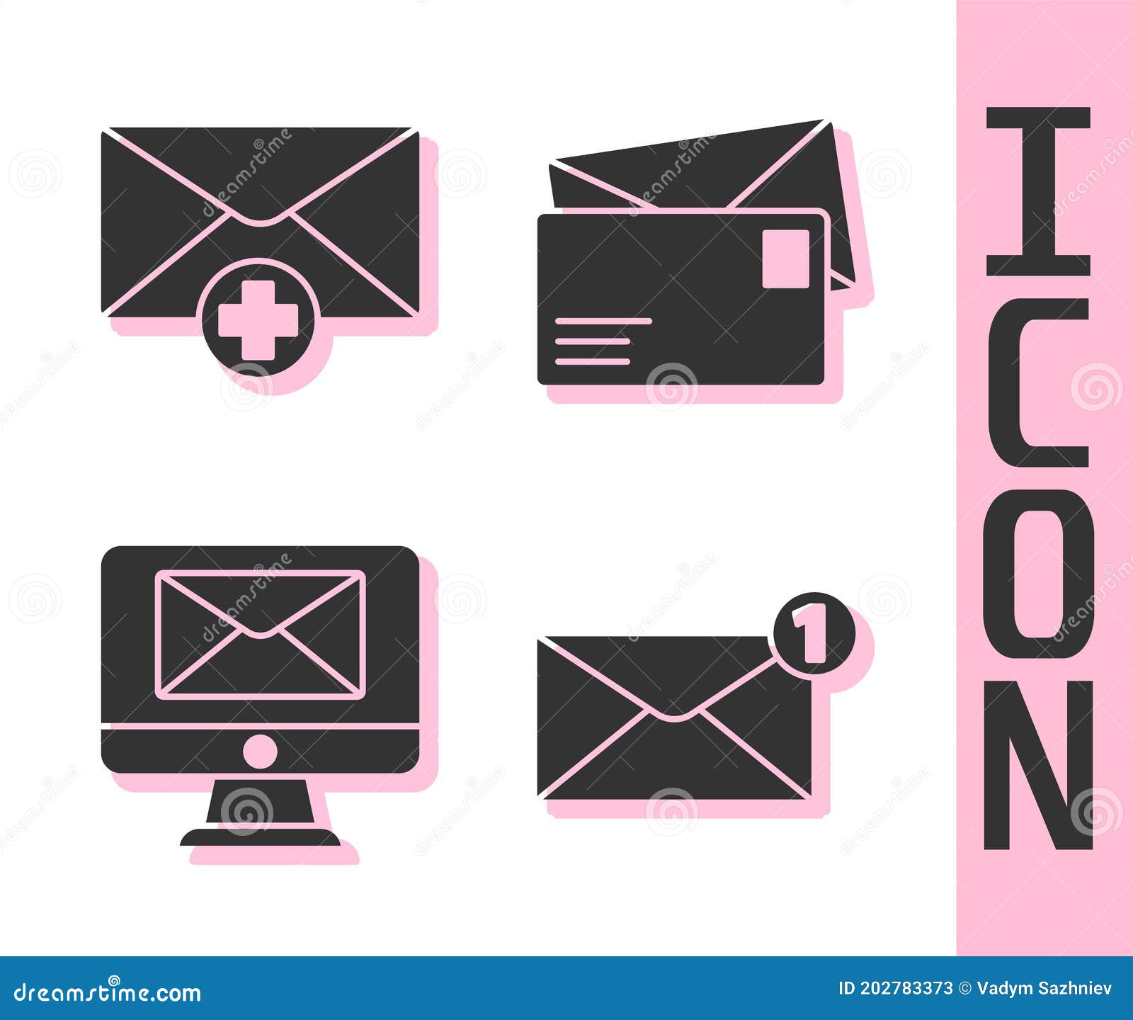 Set Received Message Concept, Express Envelope, Envelope Setting ... Set Received Message Concept, Express Envelope, Envelope Setting ...