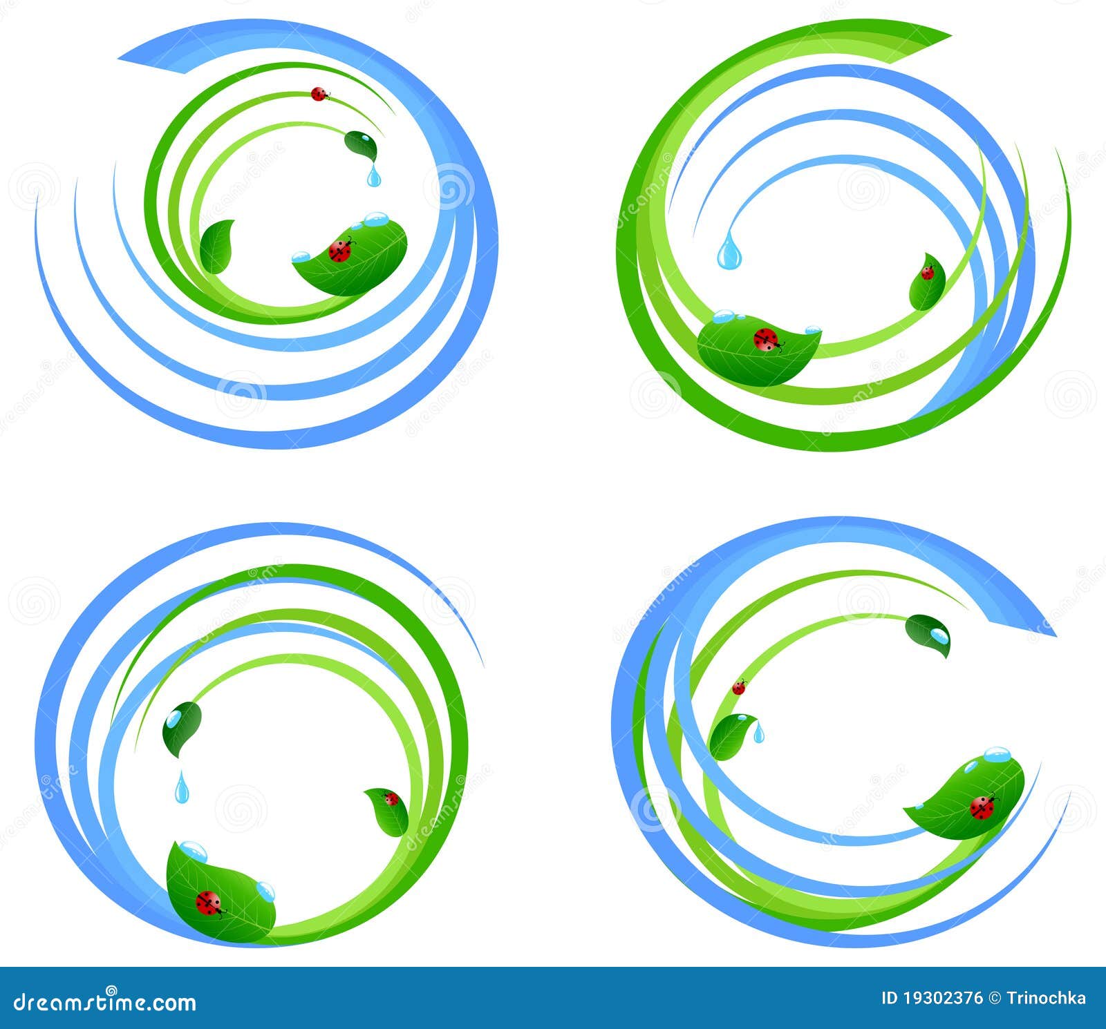 Set of an Environmental Design Element Stock Vector - Illustration of ...