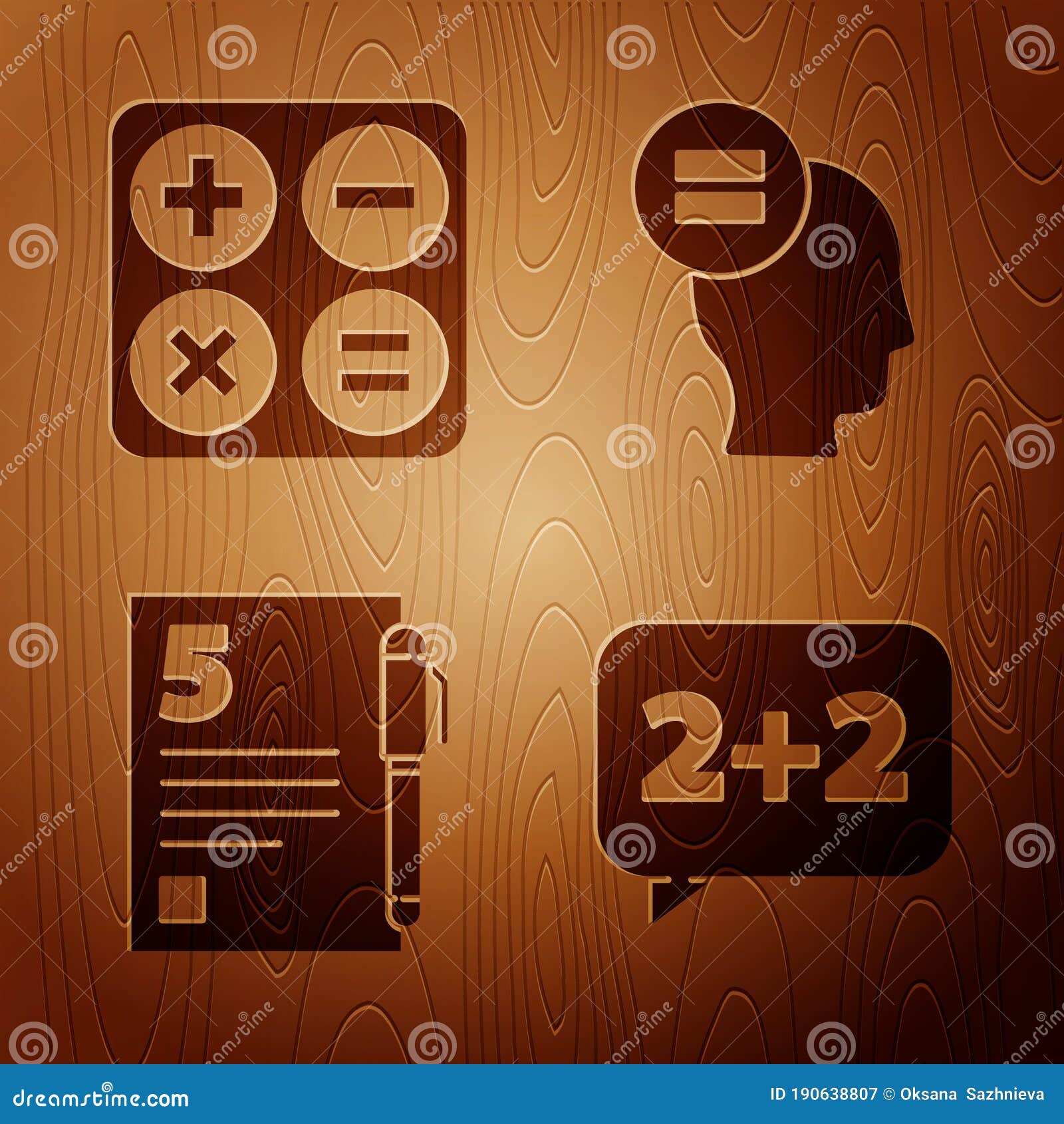 Set Equation Solution, Calculator, Test or Exam Sheet and Pen and ...