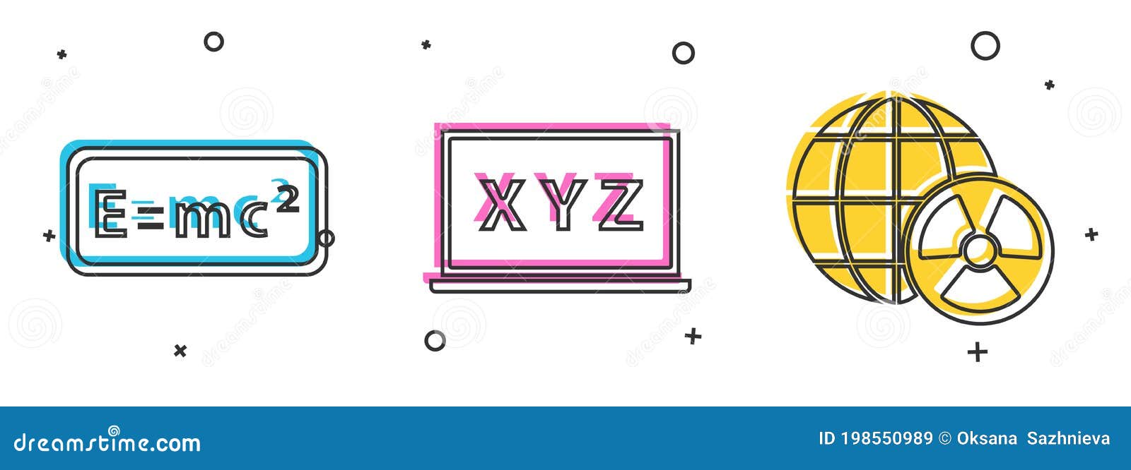 Set Equation Solution Xyz Coordinate System And Planet Earth And