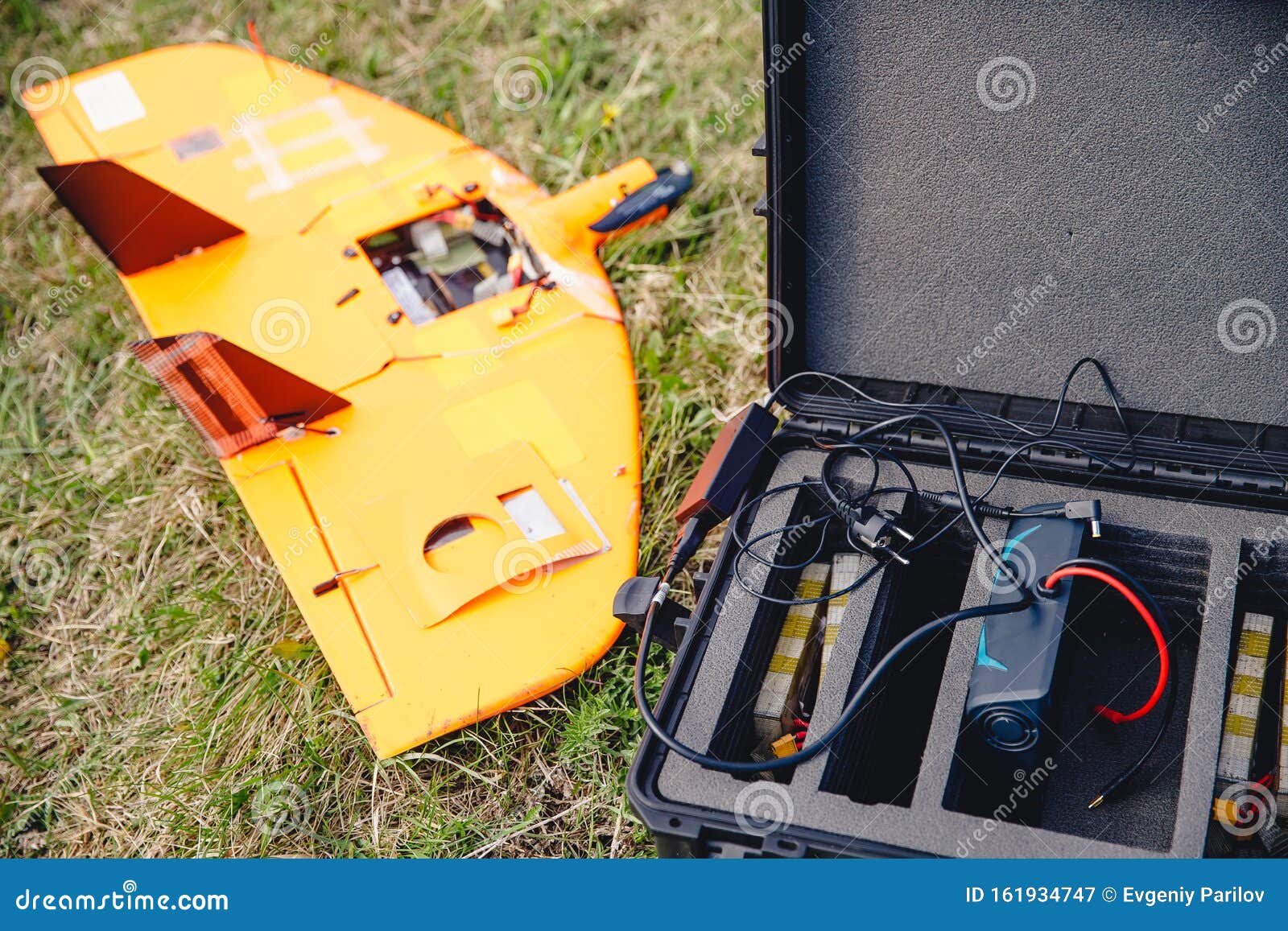 Set of Equipment for Launching Electric Model Airplane Stock Image ...