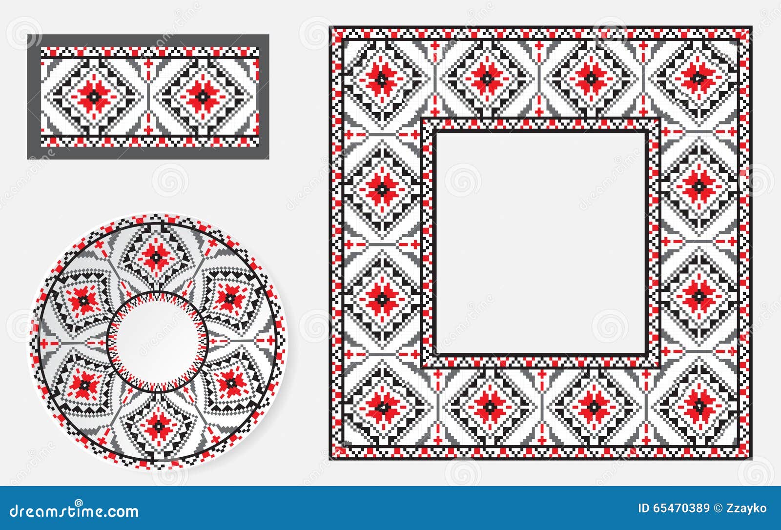 740 Ukrainian Ornament Knitting Seamless Texture Stock Photos - Free ...