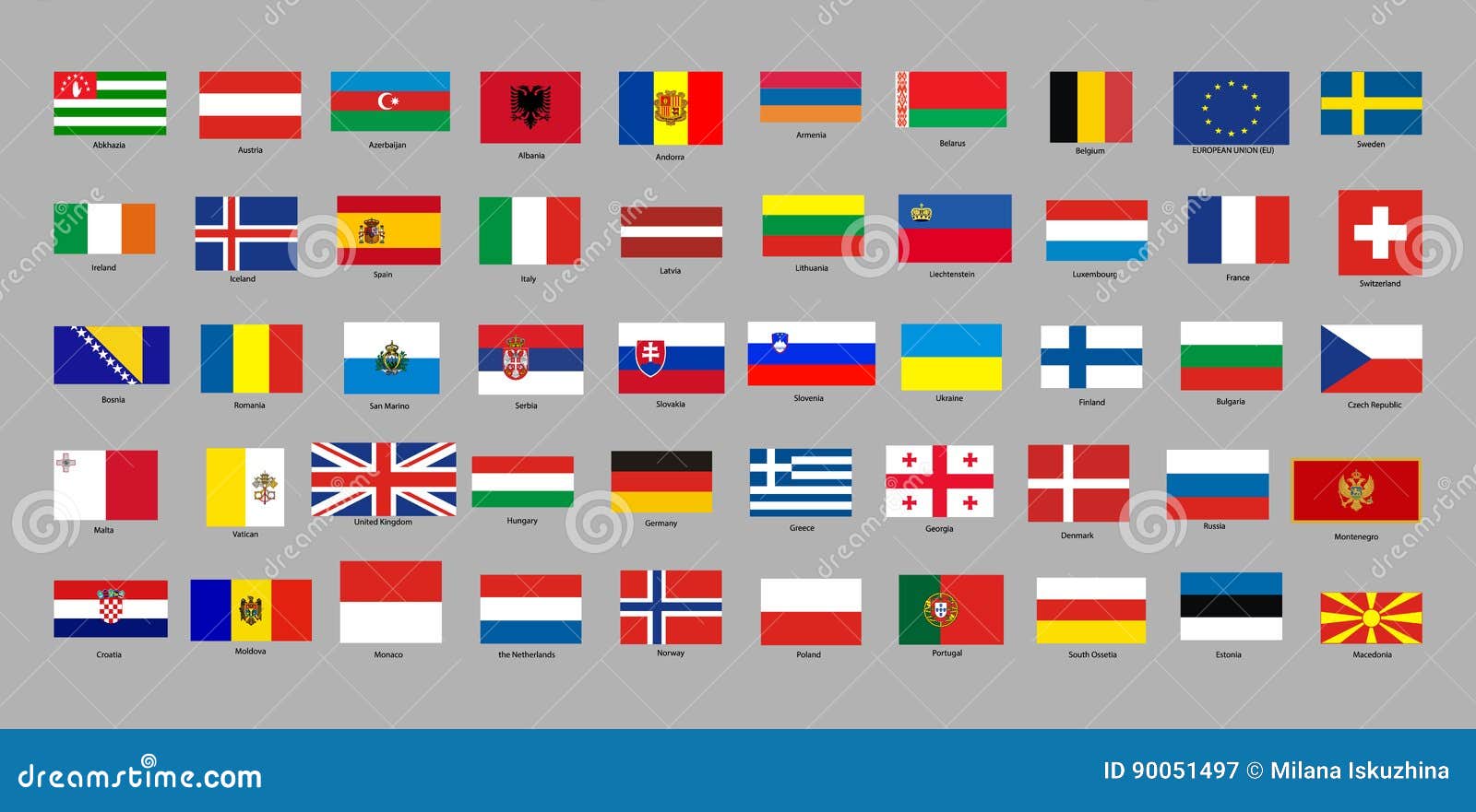 Set of with European Countries Flags Stock Vector - Illustration of ... Set of with European Countries Flags Stock Vector - Illustration of ...