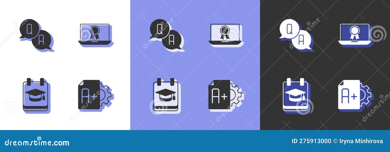 Set Exam Sheet with a Plus Grade, Question and Answer, Online Education ...