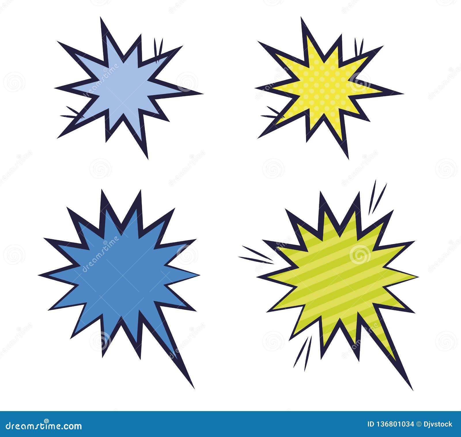 Explosive Comic Template Vector Illustration | CartoonDealer.com #171243010