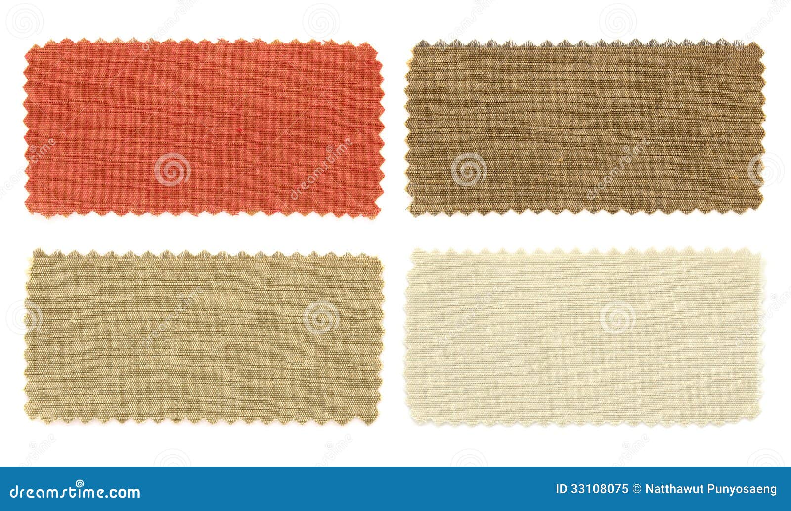Set of Fabric Swatch Samples Texture Stock Image - Image of blank ...