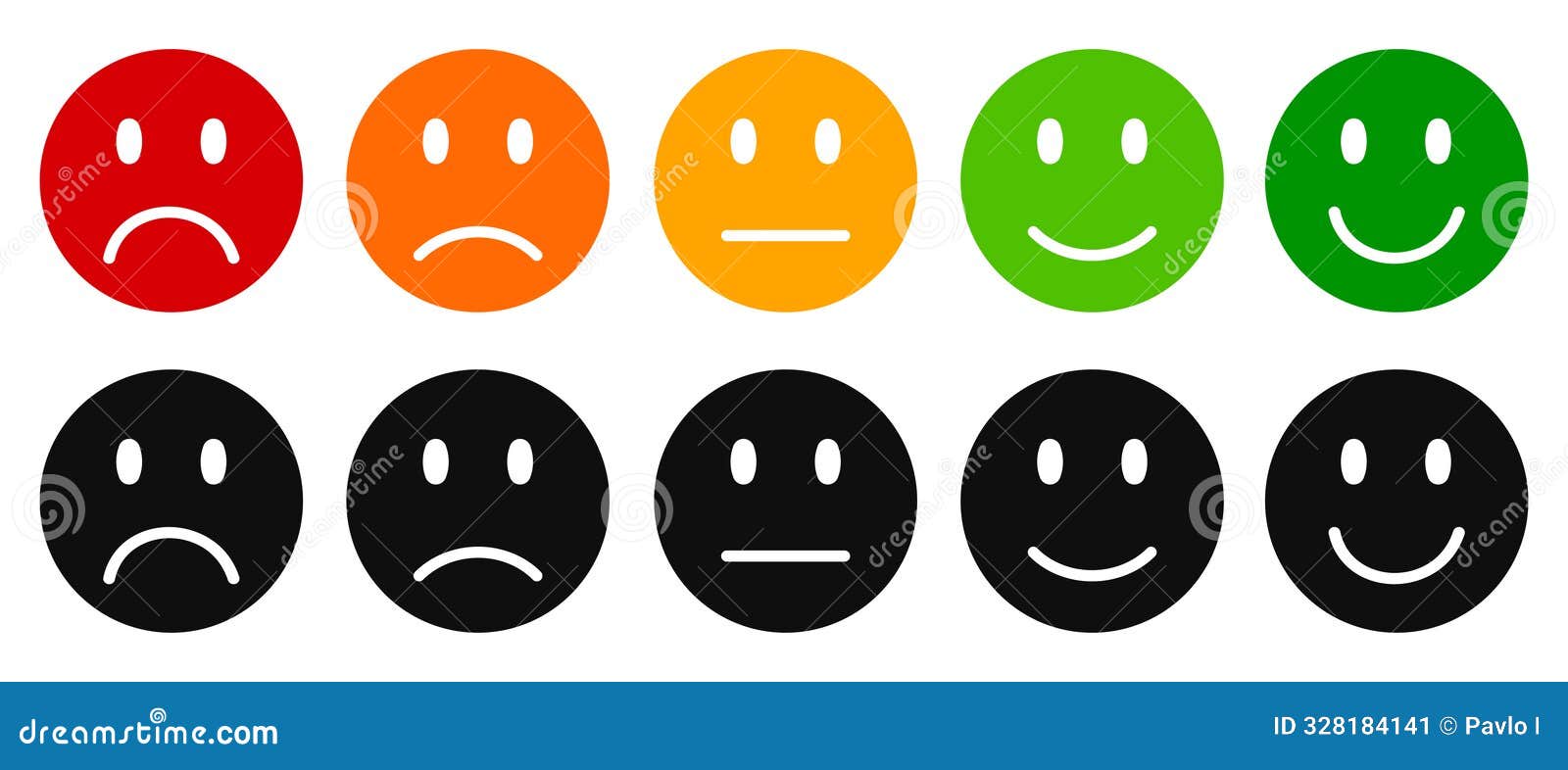 Set Faces Emoticon Icons, Cartoon Emoticons Stock Illustration ...