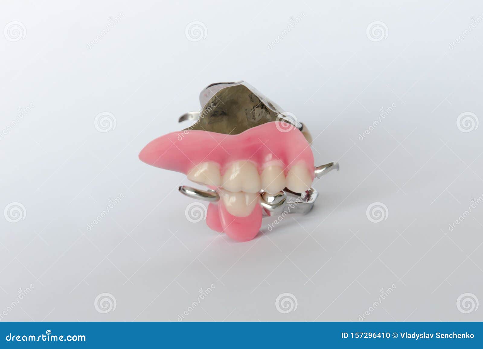 Set of fake tooth isolated stock photo. Image of isolated - 157296410