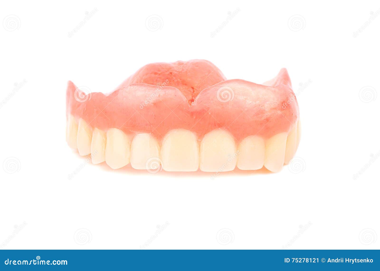 Set of false teeth stock image. Image of care, bite, clinic - 75278121