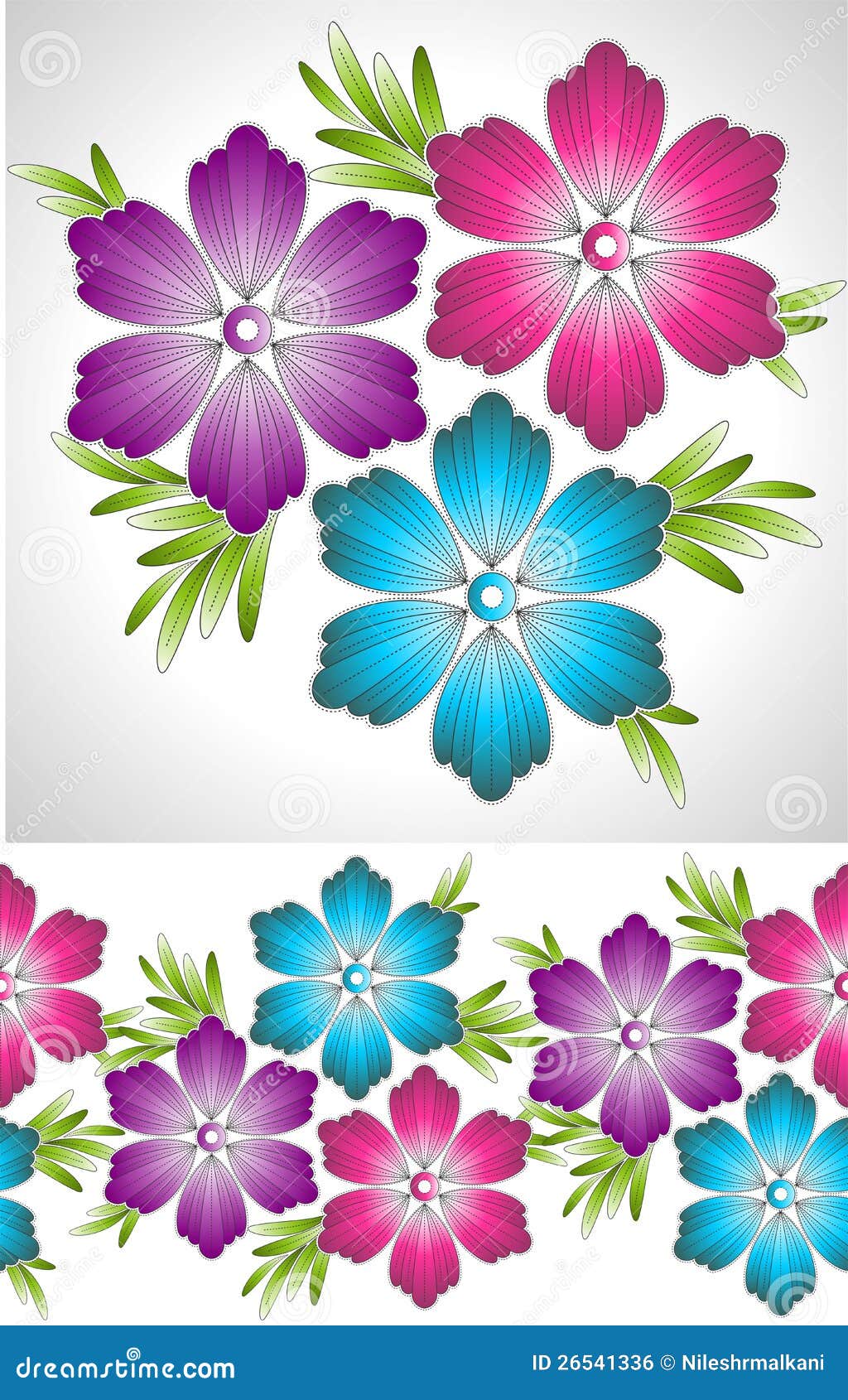 Fancy Vector Background And Border | CartoonDealer.com #26606879