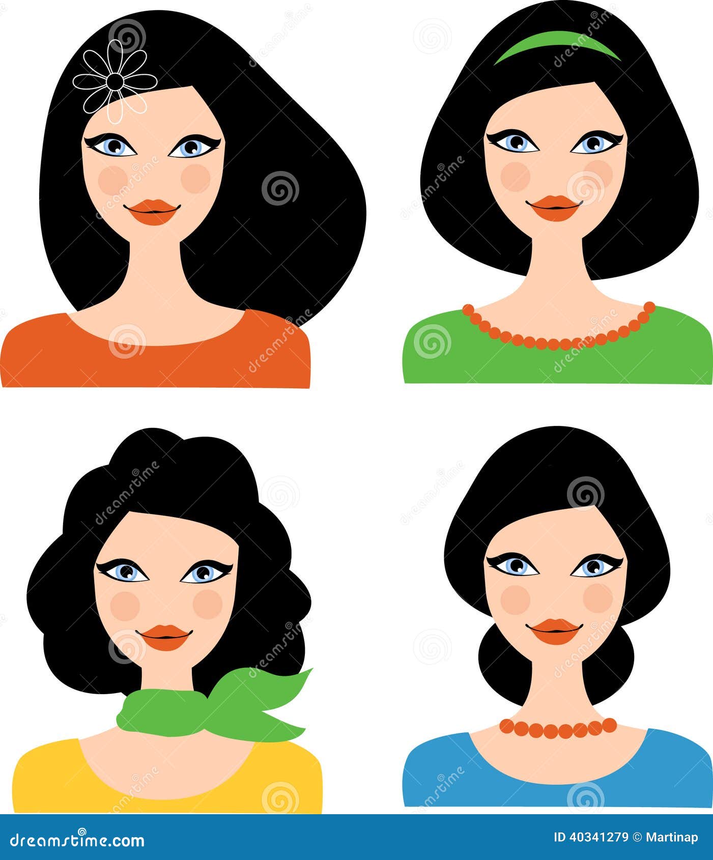 Female Ten Heads Figure Poses Template Croquis For Fashion Design ...