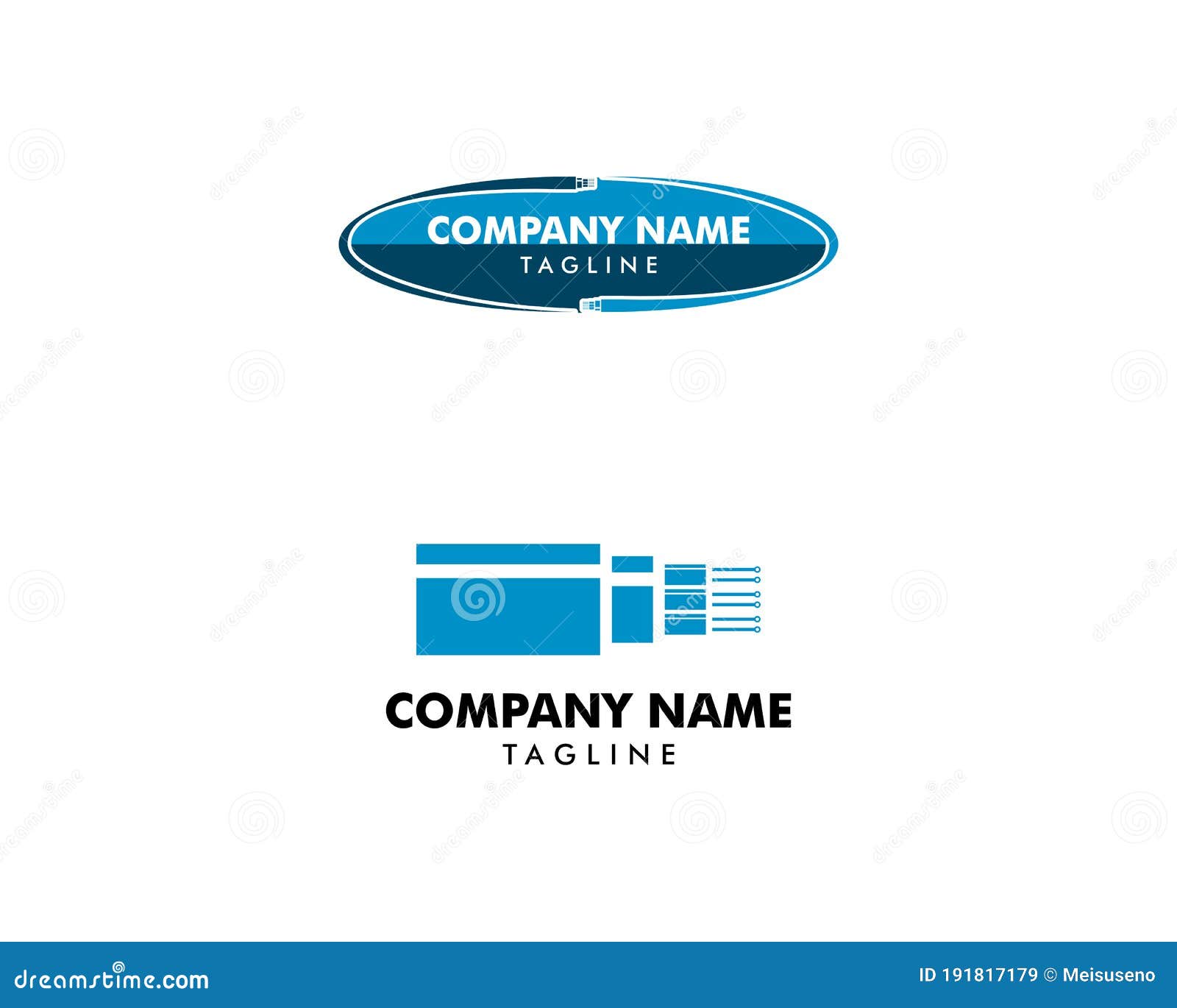 Set of Fiber Optic Logo Vector Template Stock Vector - Illustration of ...