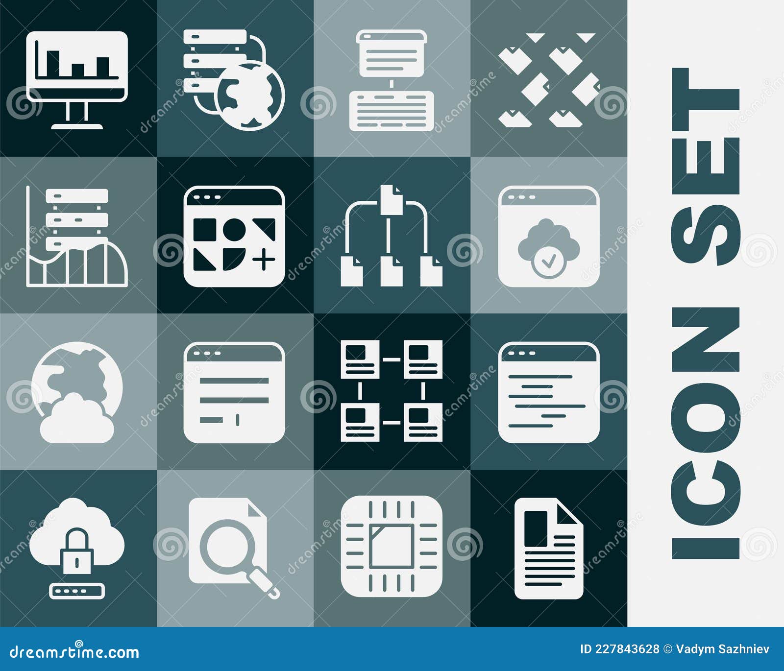 Set File Document Software Cloud Technology Data Transfer Server