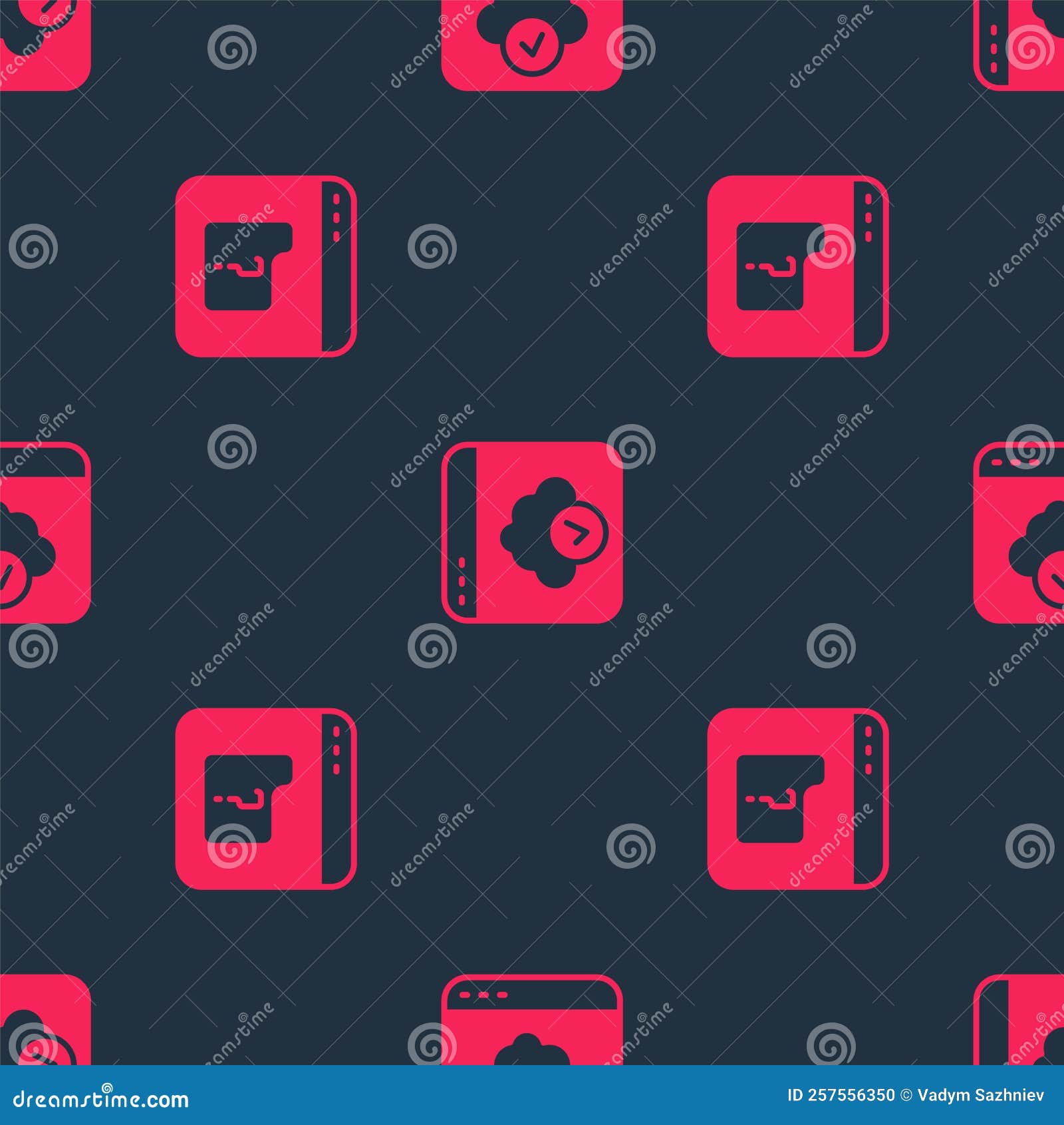 Set File Missing and Cloud Technology Data Transfer on Seamless Pattern ... Set File Missing and Cloud Technology Data Transfer on Seamless Pattern ...