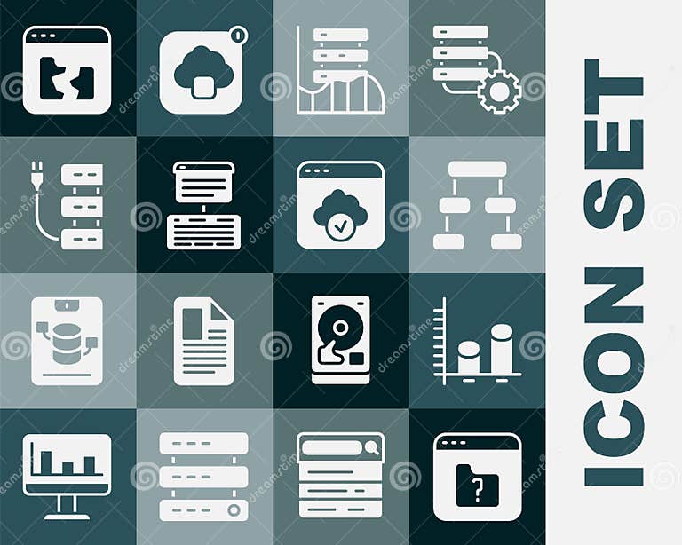 Set File Missing Data Analysis Hierarchy Organogram Chart Server
