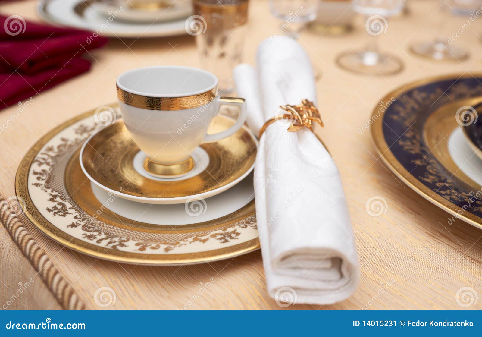 Set of Fine Bone Porcelain Dishware Stock Image - Image of cuisine ...