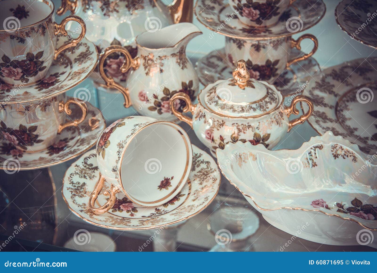 Set of fine bone porcelain stock image. Image of copy - 60871695