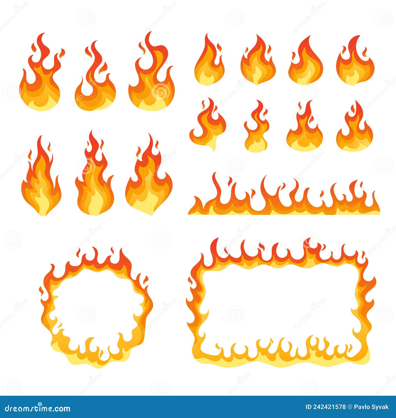 Torch Burning Sequence. Sprite Animation Frame Set, Cartoon Medieval ...