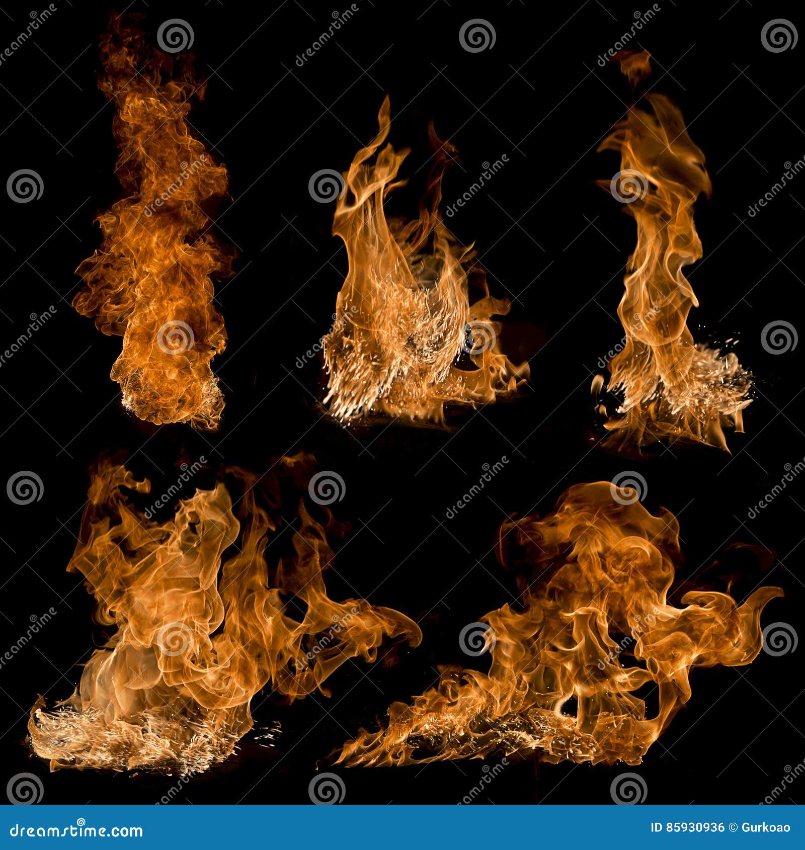 Set fire isolated stock photo. Image of fireplace, isolated - 85930936
