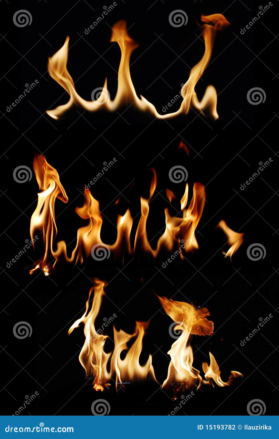 Set of fire lines stock photo. Image of crown, orange - 15193782