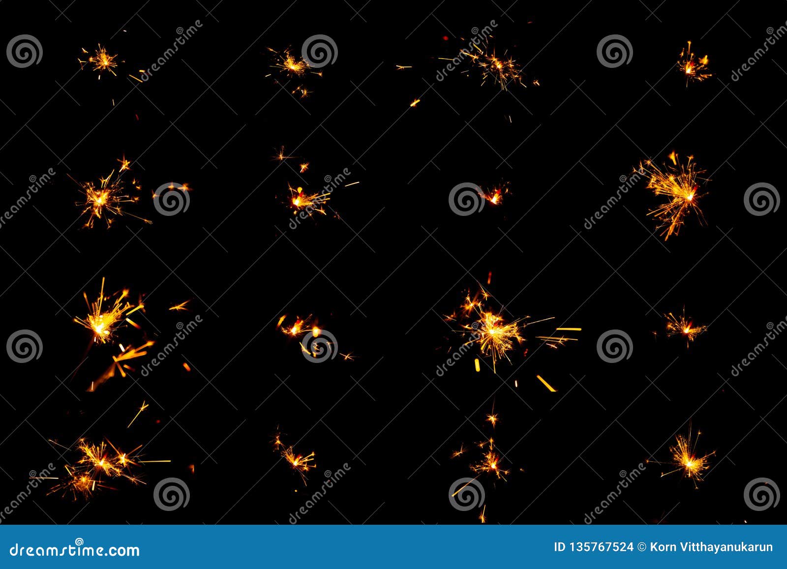Set of Fire Sparking of Firework for Effect Vol.1 Stock Photo - Image ...
