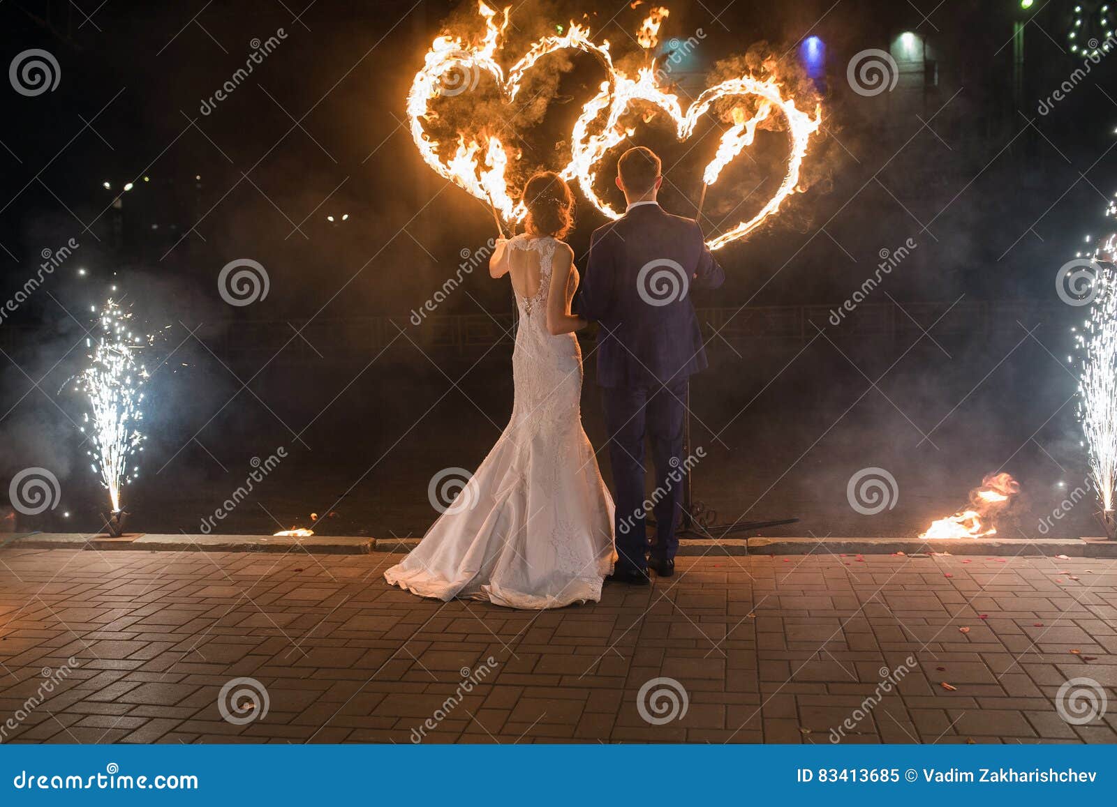 Set fire to the couple stock image. Image of challenge - 83413685