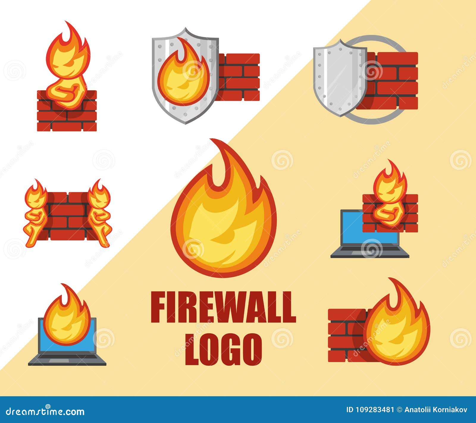 Protec Fire Logo Clipart
