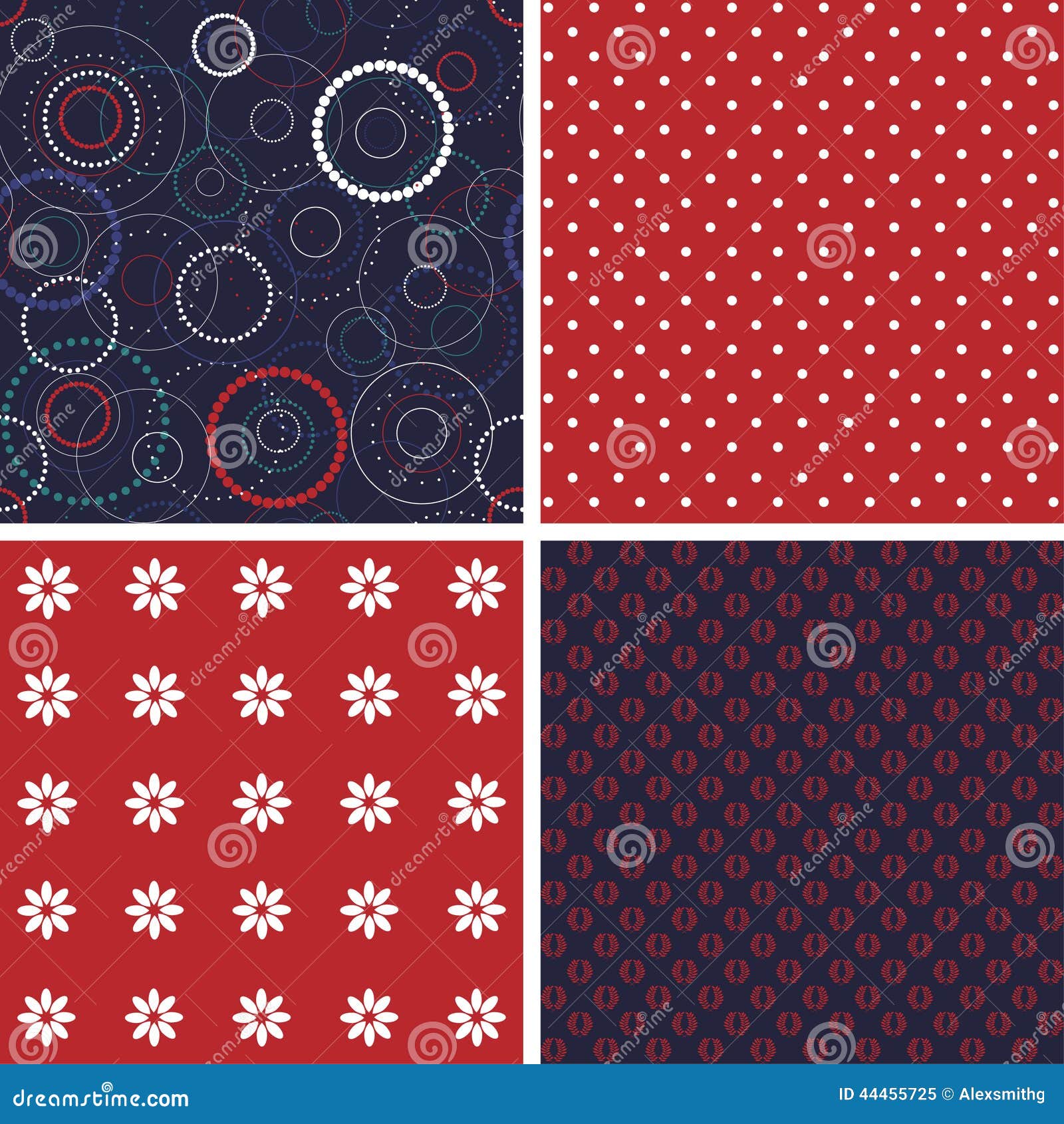 Set of Firework Pattern Seamless Stock Illustration - Illustration of ...