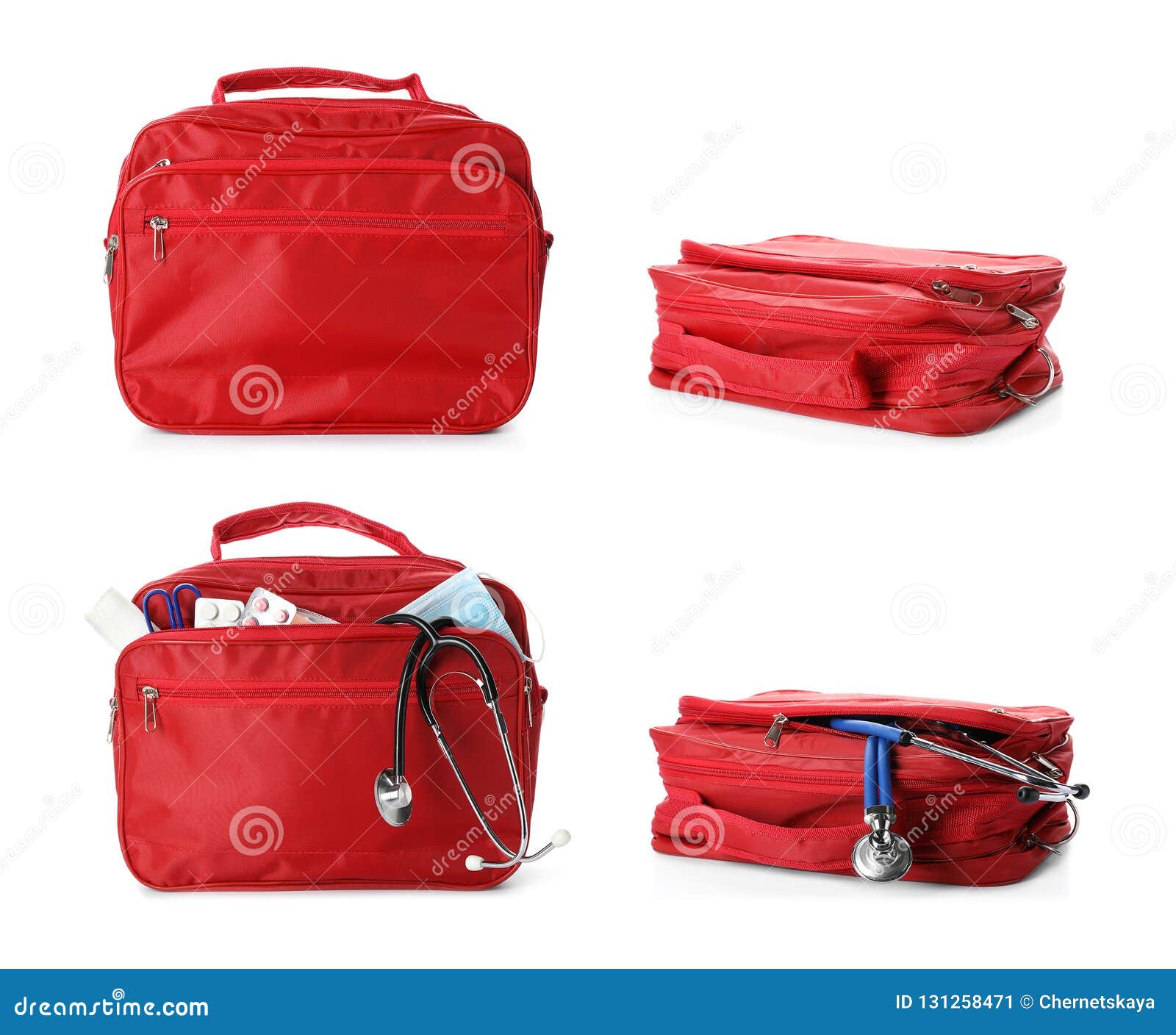 First Aid Kits For Basic Cleaning Injury Wound On Desk Royalty-Free ...