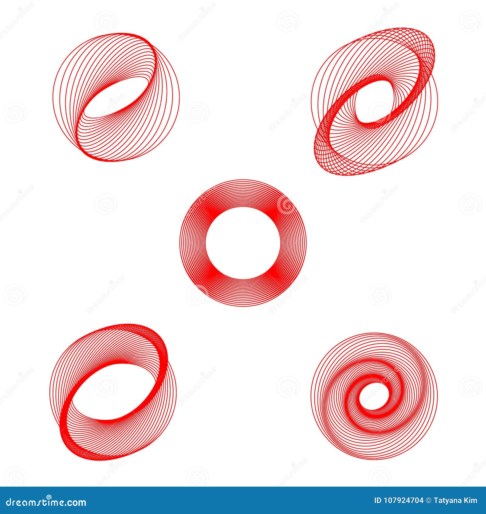 Helical Swirl Cartoon Vector | CartoonDealer.com #35089063