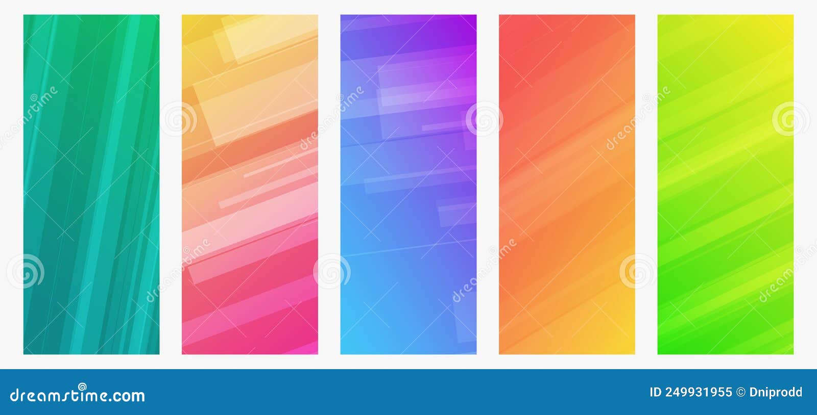Modern Colorful Gradient Background with Lines Stock Vector ...
