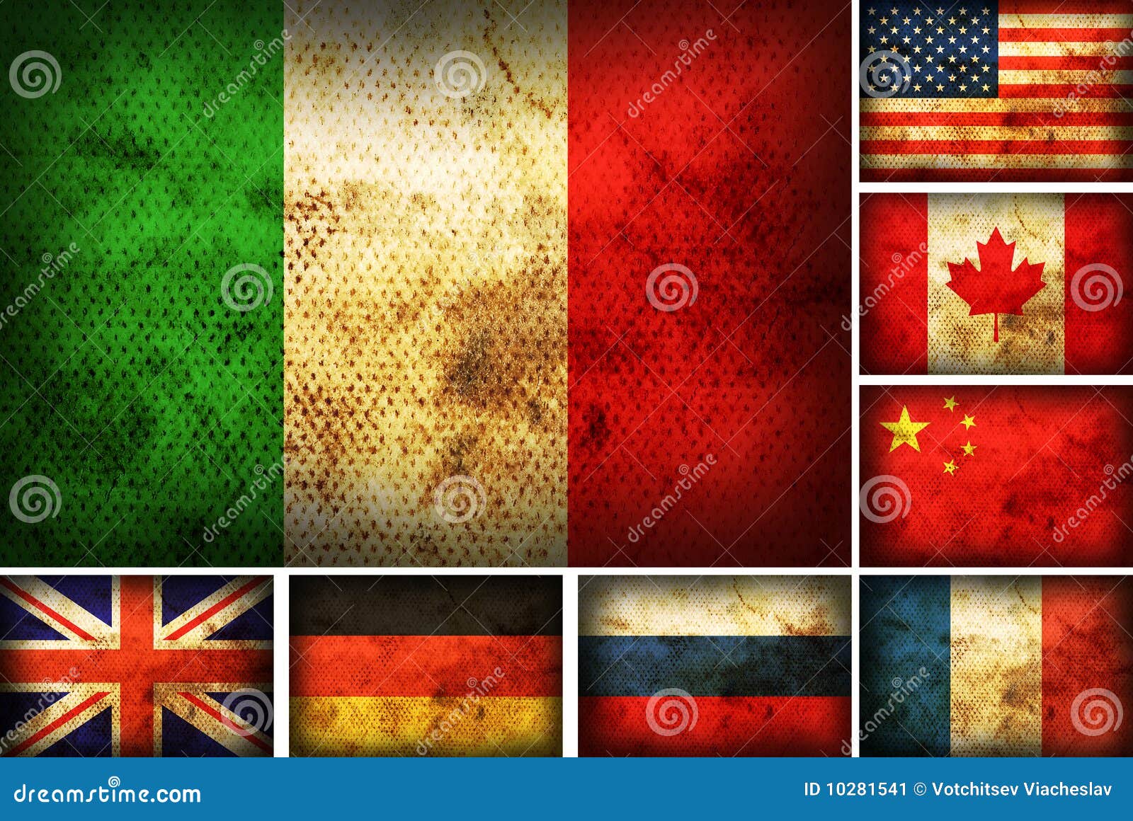 Set of flags countries stock illustration. Illustration of nation ...