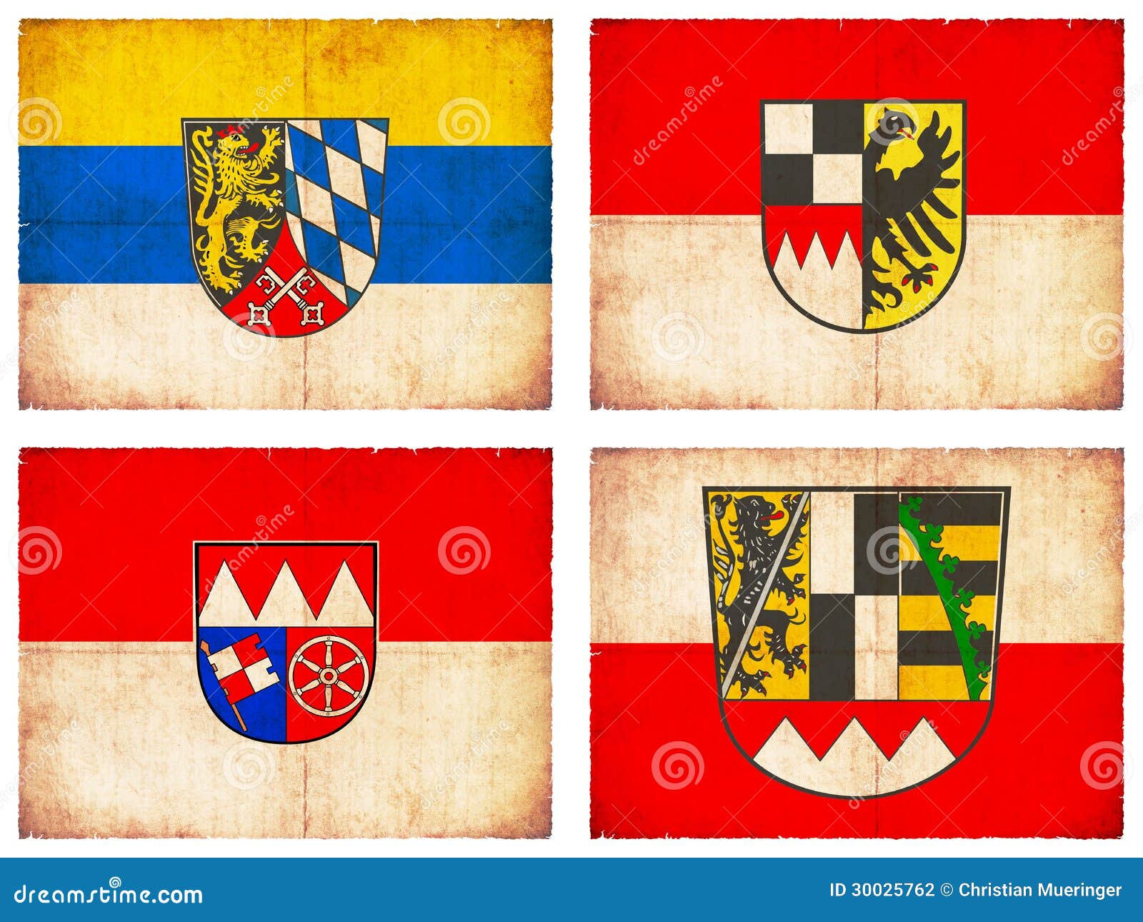 Set of flags from Germany stock illustration. Illustration of symbol ...