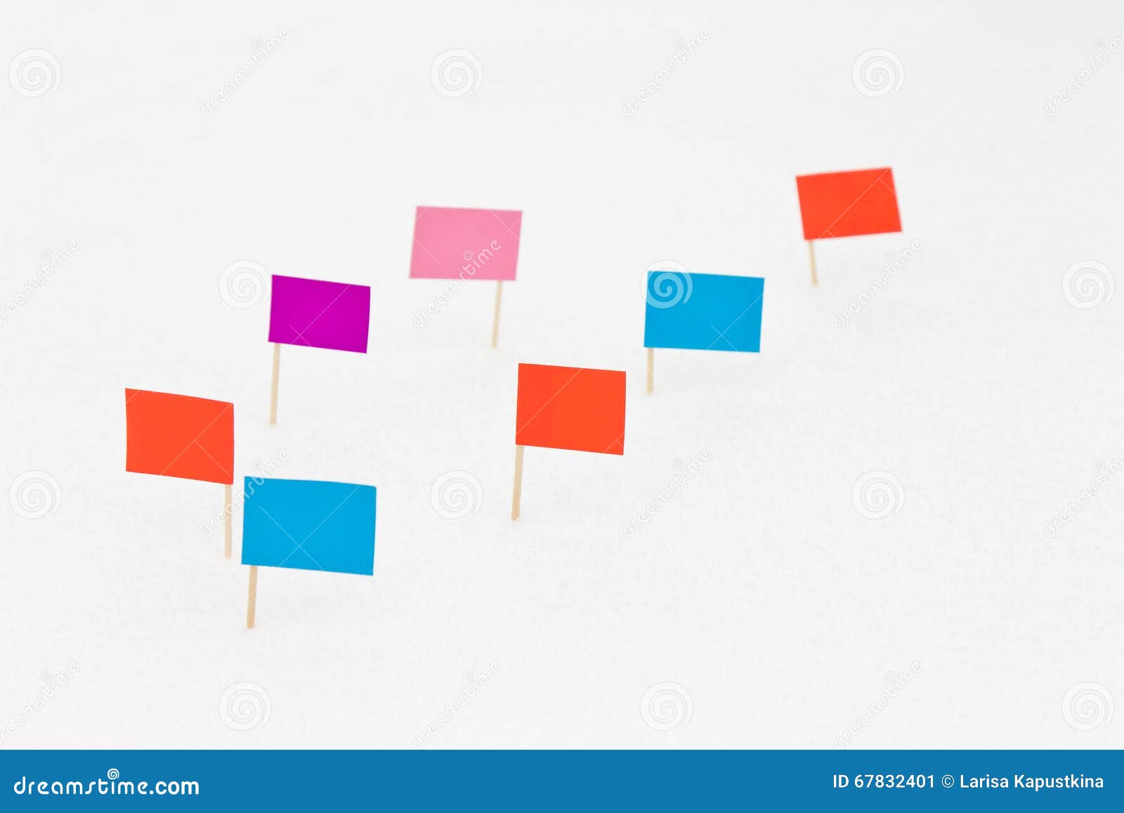 Set of Flags. Location Marker Symbols Stock Image - Image of blue, snow ...