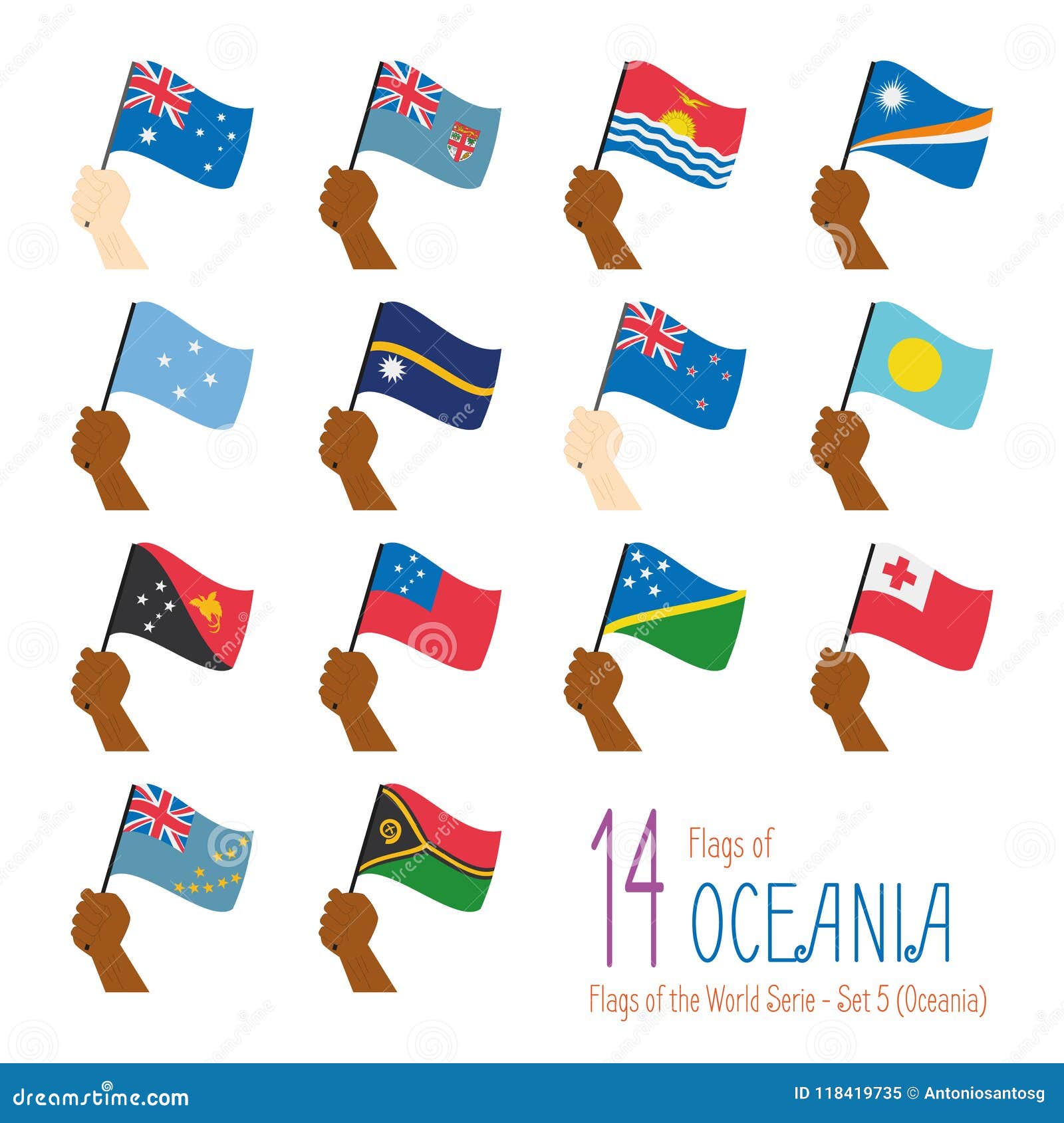 Flags Of Oceania