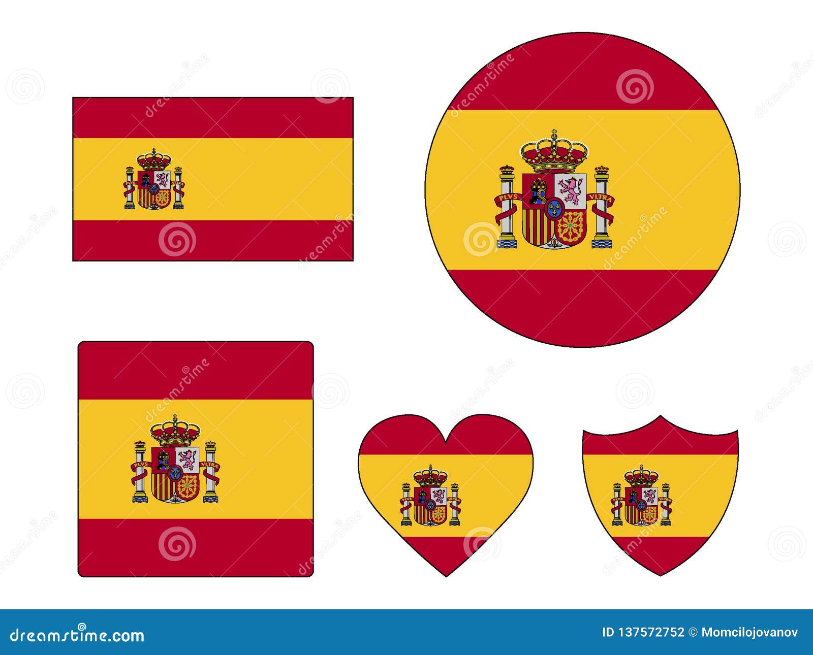 All Flags Of The Spain Regions Stock Illustration | CartoonDealer.com ...