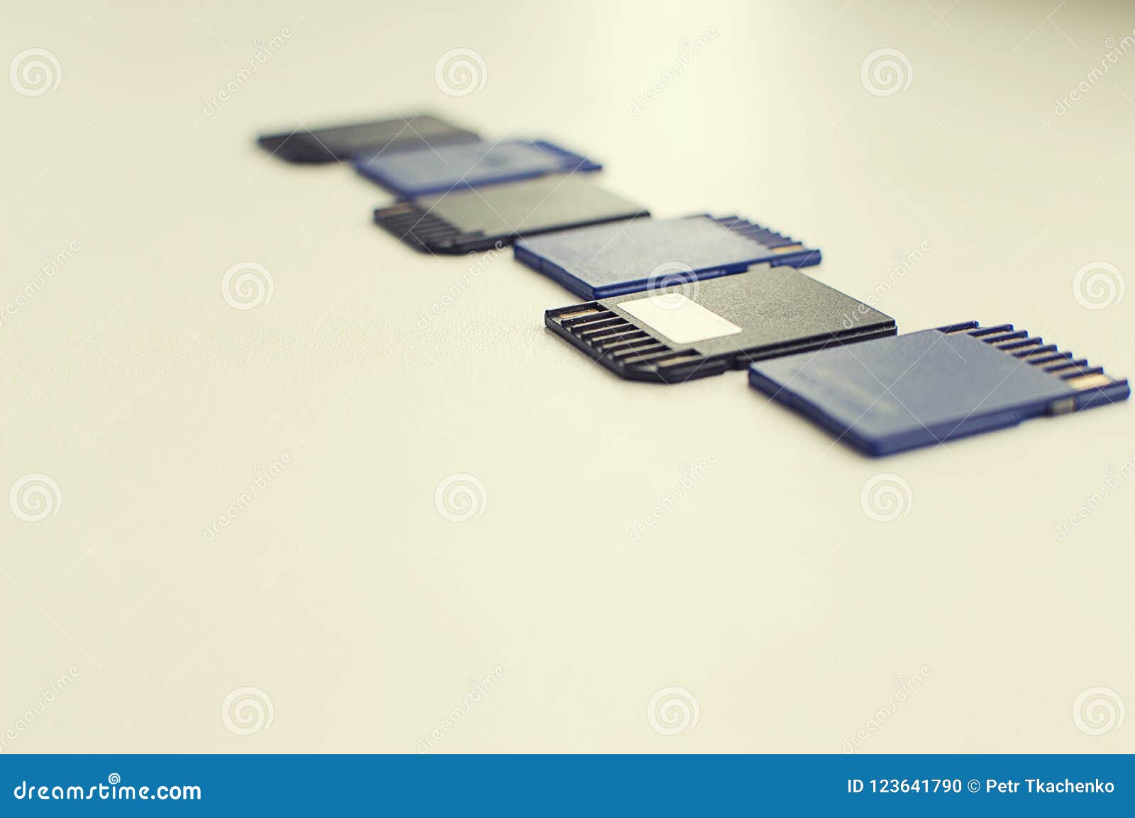 A Set of Flash Drives is on the Table Stock Photo - Image of ...