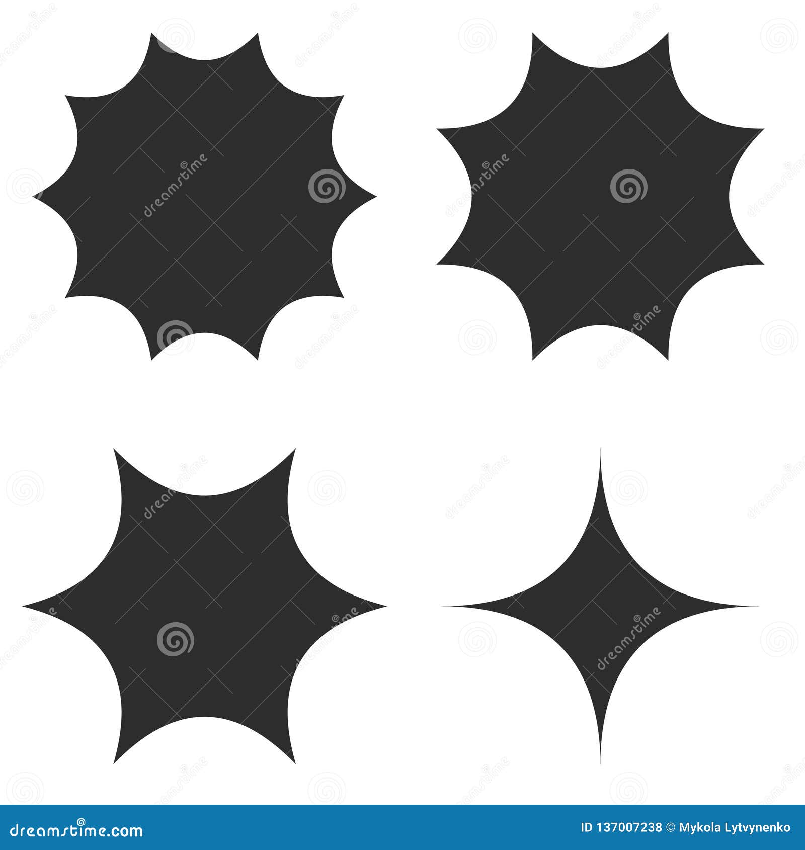 Set Of Flashes, Star Burst And Sparkles On Transparent Background ...