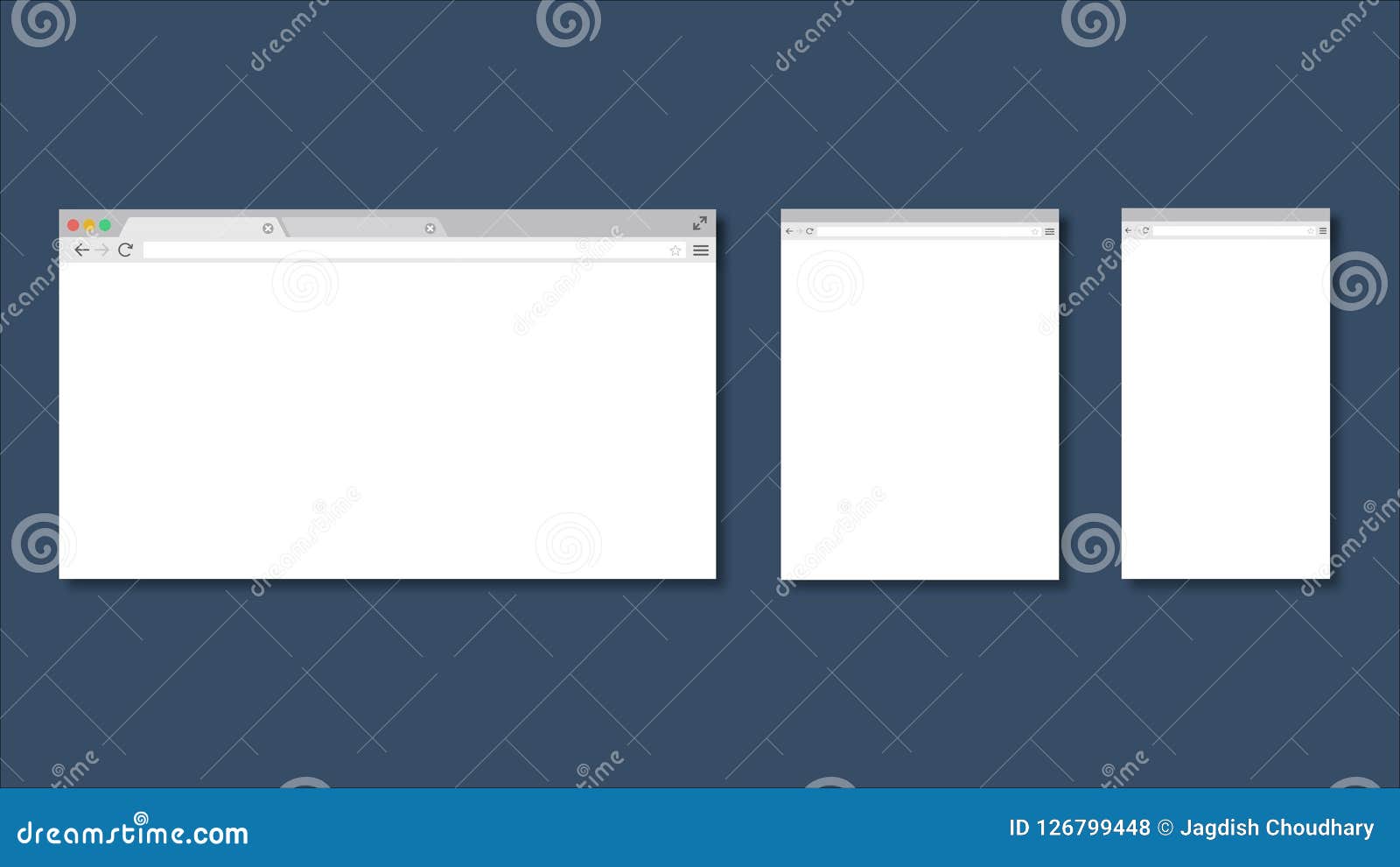 Set of Flat Blank Browser Windows for Different Devices. Computer ... Set of Flat Blank Browser Windows for Different Devices. Computer ...