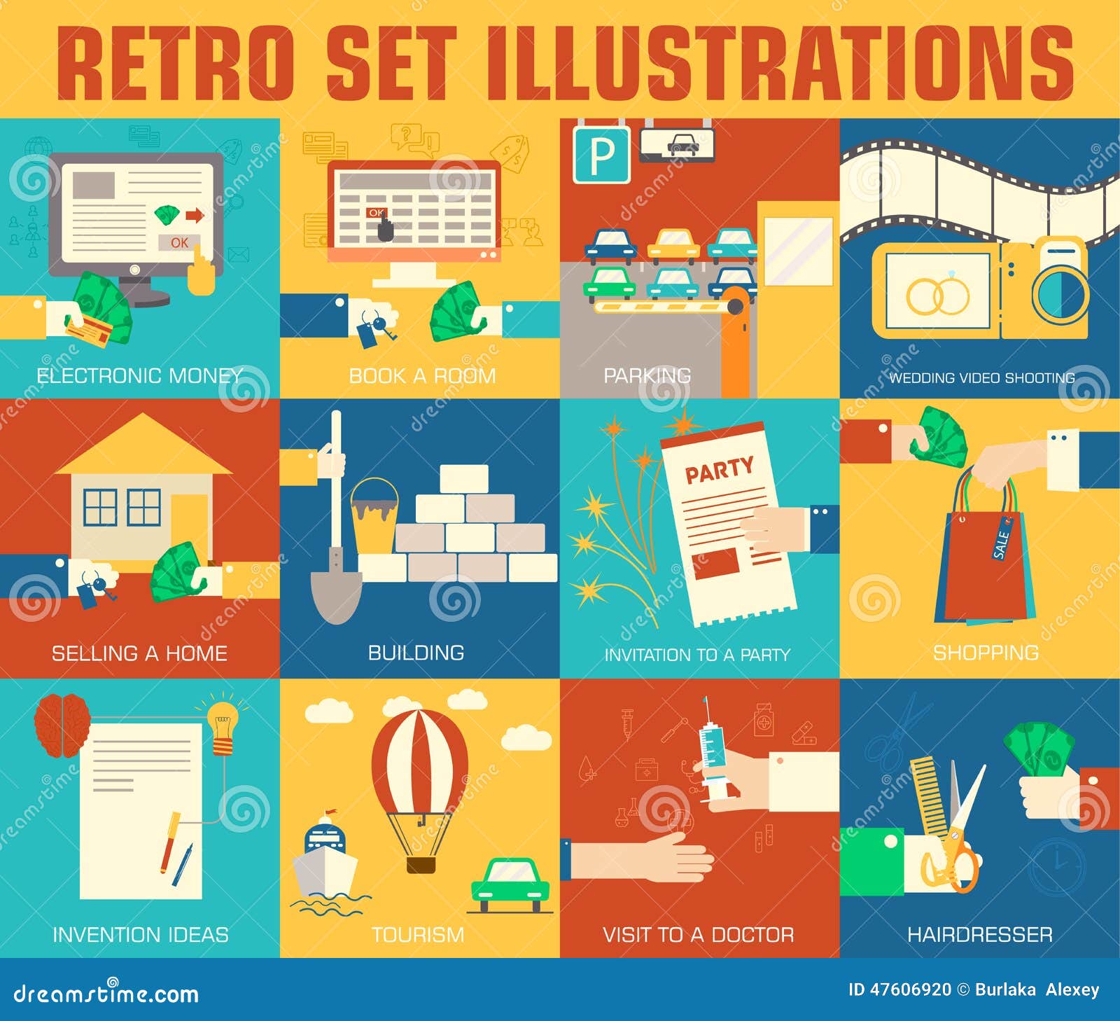 Set of Flat Communication Concepts Illustrations. Stock Vector ...