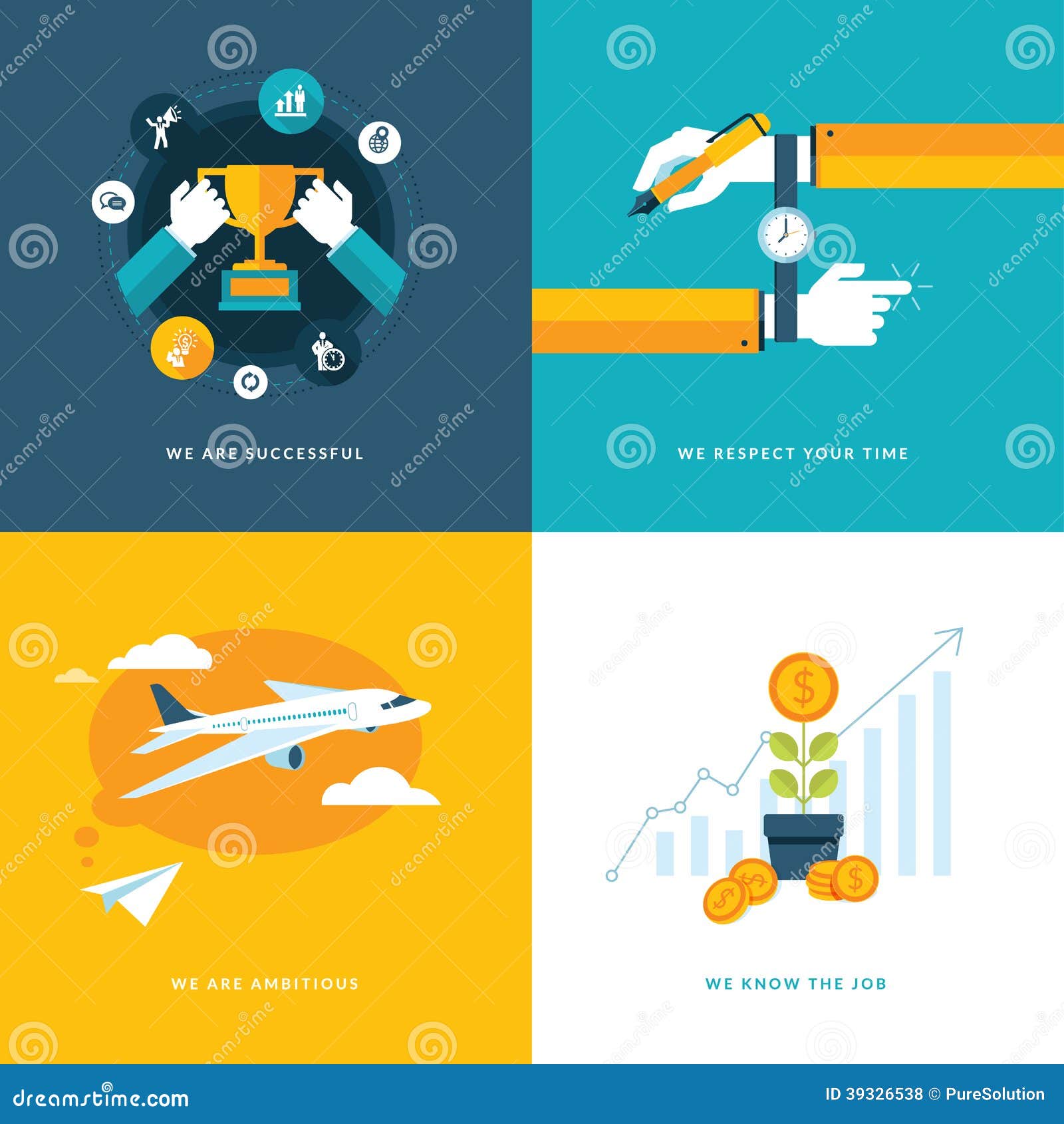 Ambitious Objectives Linear Icon Concept Ambitious Objectives Line