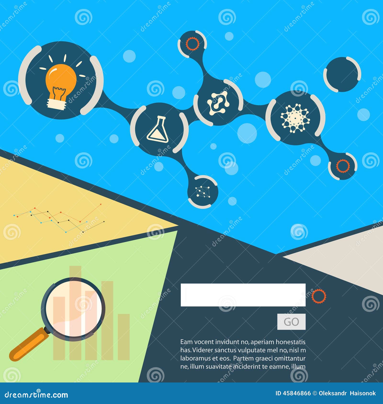 Set of Flat Design Concepts for Web and Printing Stock Vector ... Set of Flat Design Concepts for Web and Printing Stock Vector ...