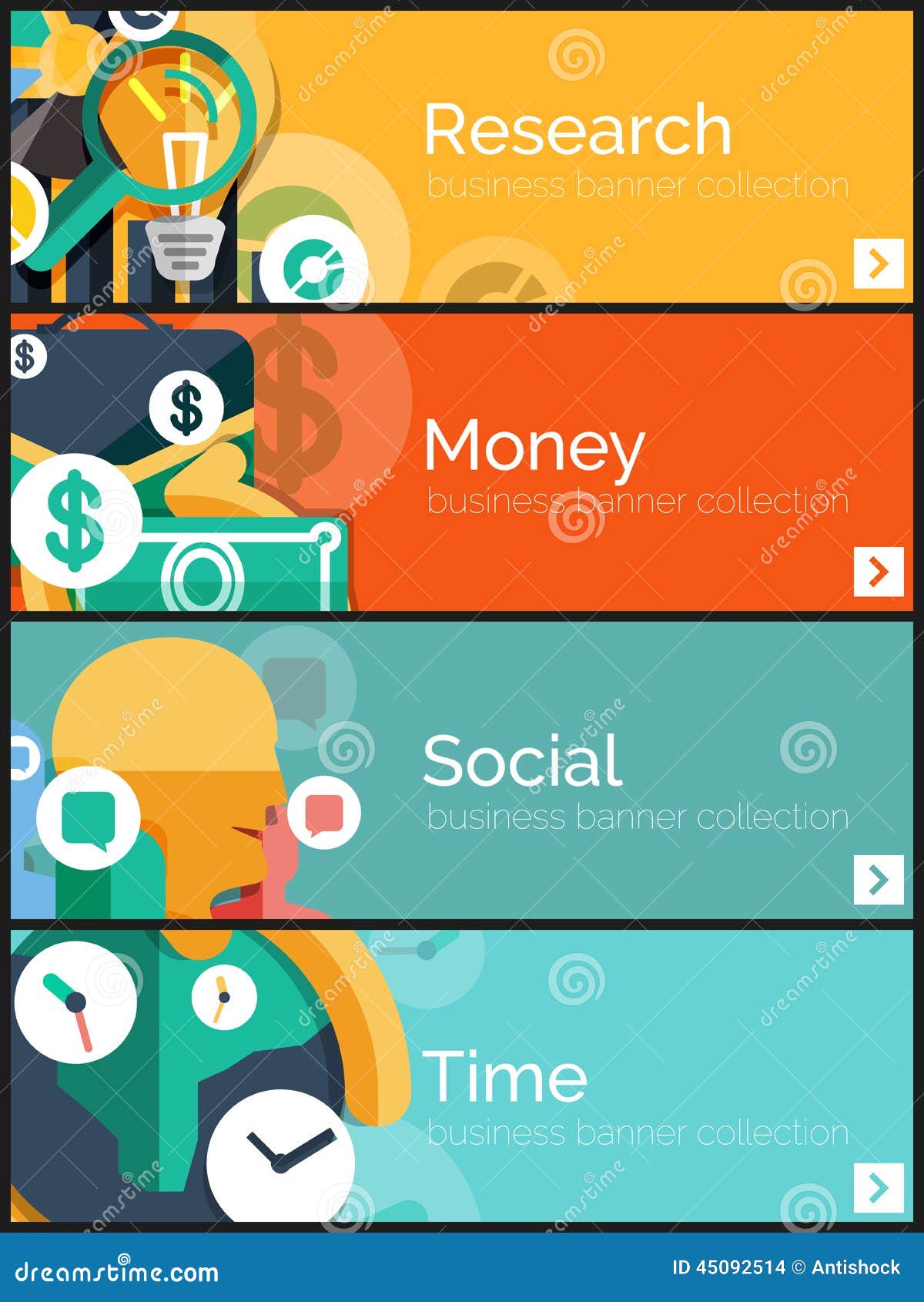 Set of Flat Design Internet Business Banners Stock Vector ... Set of Flat Design Internet Business Banners Stock Vector ...
