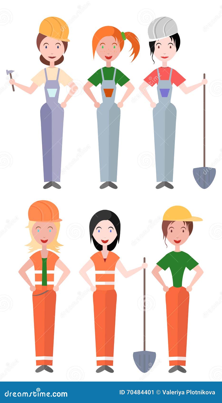 Women Builder Stock Illustrations – 1,019 Women Builder Stock ...